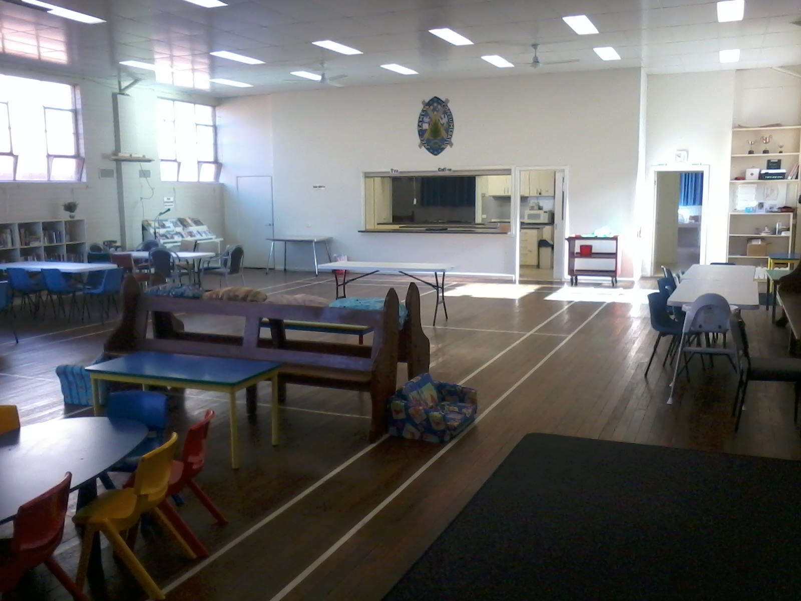 Take a look inside our hall and meeting room!